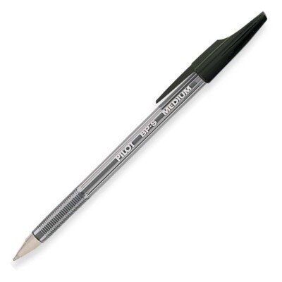 35711 Pilot The Better Ballpoint Stick Pen, Black Ink, Medium Tip, Pack ...