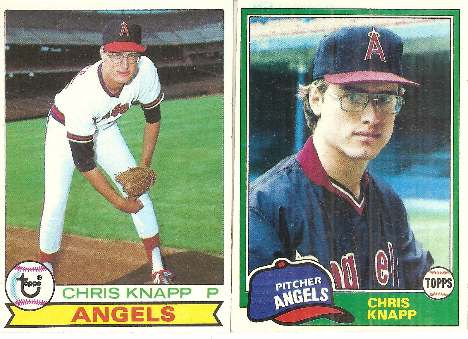 2 DIFFERENT CARD CHRIS KNAPP BASEBALL CARD LOT 221 | eBay