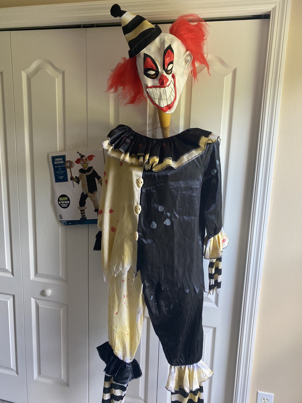 Carnival Nightmare Scary Clown Evil Fancy Dress Hallo… - Gem