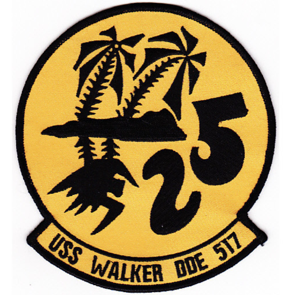 5" NAVY USS WALKER DDE-517 EMBROIDERED PATCH | eBay
