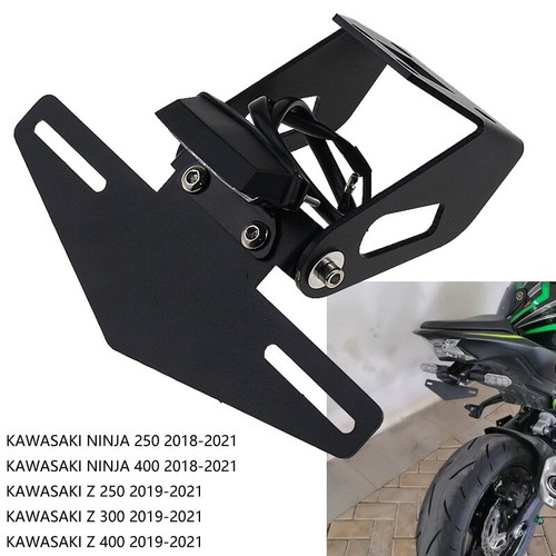 For Kawasaki Ninja 250 400 Z250 Z300 Z400 Short Tail License Plate ...