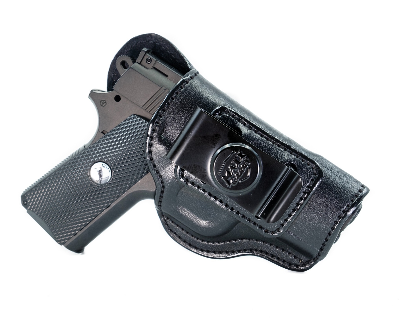 GUN HOLSTER FOR KIMBER 1911 3". IWB LEATHER HOLSTER CONCEAL CARRY. | eBay