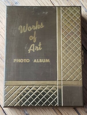 Antique Vtg Brass "Works of Art" Photo Album Snap Case Pocket Size | eBay