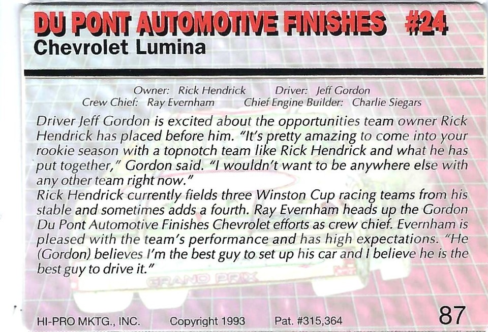 1993 Action Packed Dupont #24 | eBay