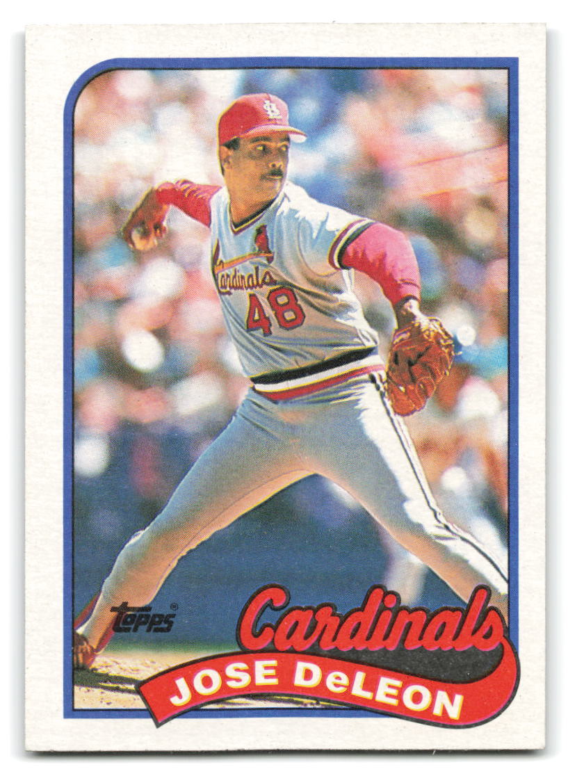 Jose DeLeon 1989 Topps BASEBALL #107 St. Louis Cardinals | eBay