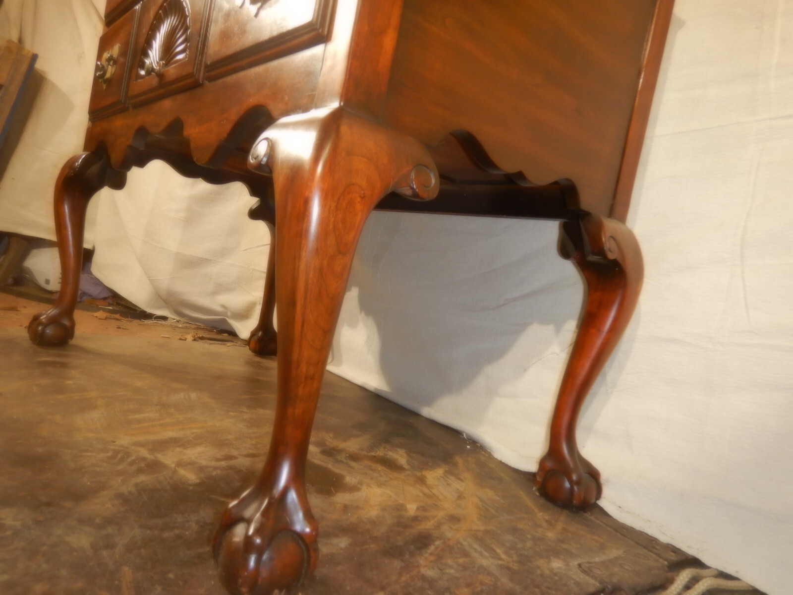 HARDEN Solid Cherry Queen Anne Highboy Traditional Chest Of Drawers | eBay