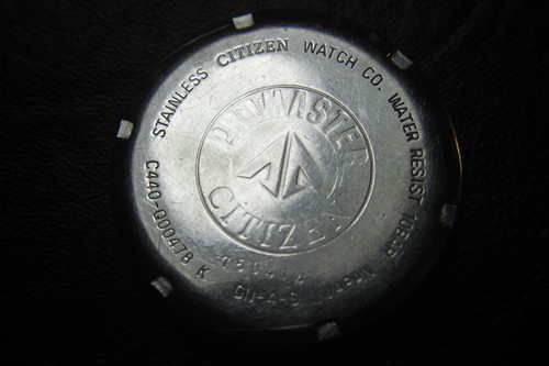watch Citizen pro master case back vintage | eBay