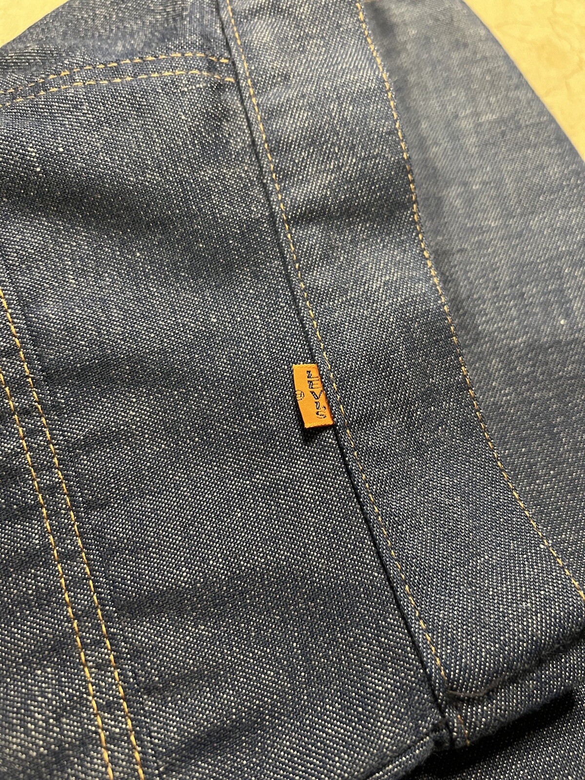 Extremly Rare 1960's Levi's Big E Orange Tab Denim Sk… - Gem