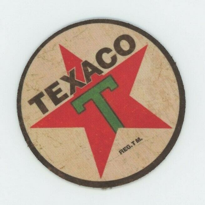 Texaco Gasoline COASTER - Motor Oil - Filling Station - Vintage Design ...