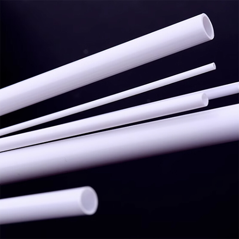 White ABS Round Hollow Tube 3mm-10mm Styrene Plastic Pipe DIY Model ...