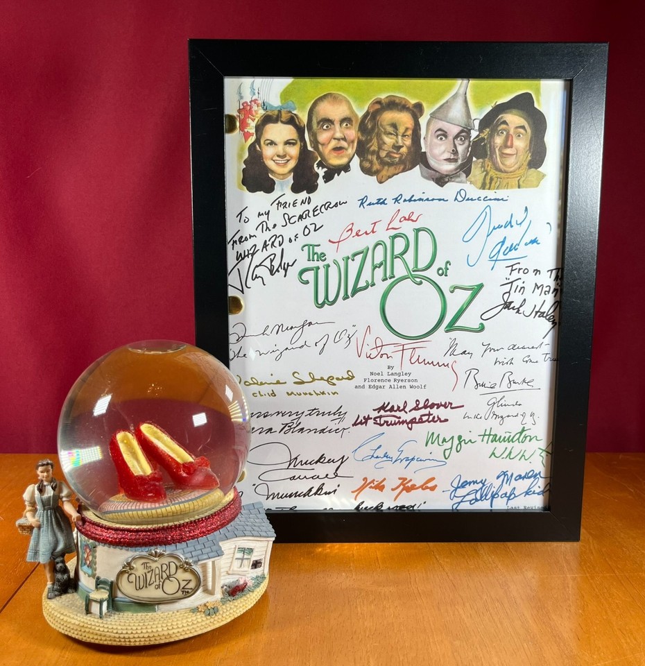 The Wizard of Oz Script Signed- Autograph Reprints- 115 Pages, Judy ...