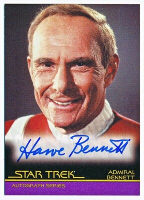 Rittenhouse Star Trek Movies Complete Harve Bennett Autograph Auto SP # ...