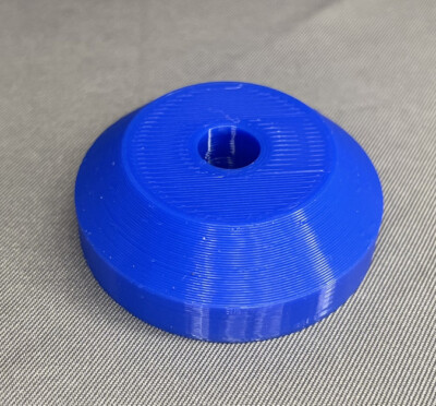 2 Pk Blue Plastic Dome Turntable Adapter Inserts for 7” 45rpm Vinyl ...