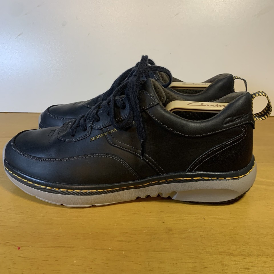 Clarks Men's Pro Lace Up Casual Shoes - UK Size 9G - dark blue ...
