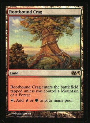 Magic: The Gathering - Magic 2013 Rootbound Crag 2013 228 Rare | eBay