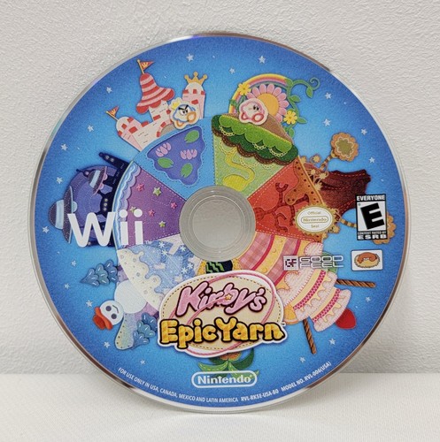 Kirby's Epic Yarn ( Nintendo Wii ) Disc Only! - Tested - Video Game | eBay