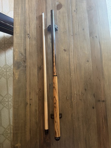 Player JB12 Jump Break cue, midnight black Maples butt, Zebrawood point ...