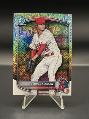 2025 Bowman - Chrome Prospects George Klassen #BCP-63 Mojo Refractor ...