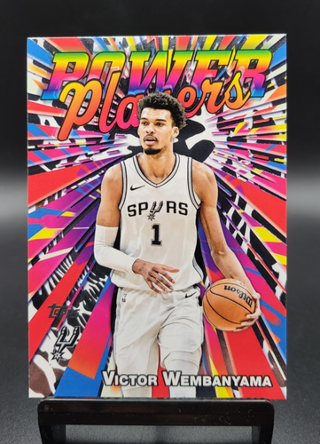 VICTOR WEMBANYAMA 2025-26 TOPPS BASKETBALL POWER PLAYERS #PP-15 SPURS ...