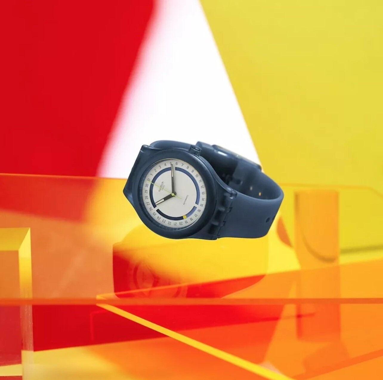 SWATCH 🇨🇭 SISTEM51 HODINKEE STOPLIGHT NEON REMIX Automatic SWISS MADE ...