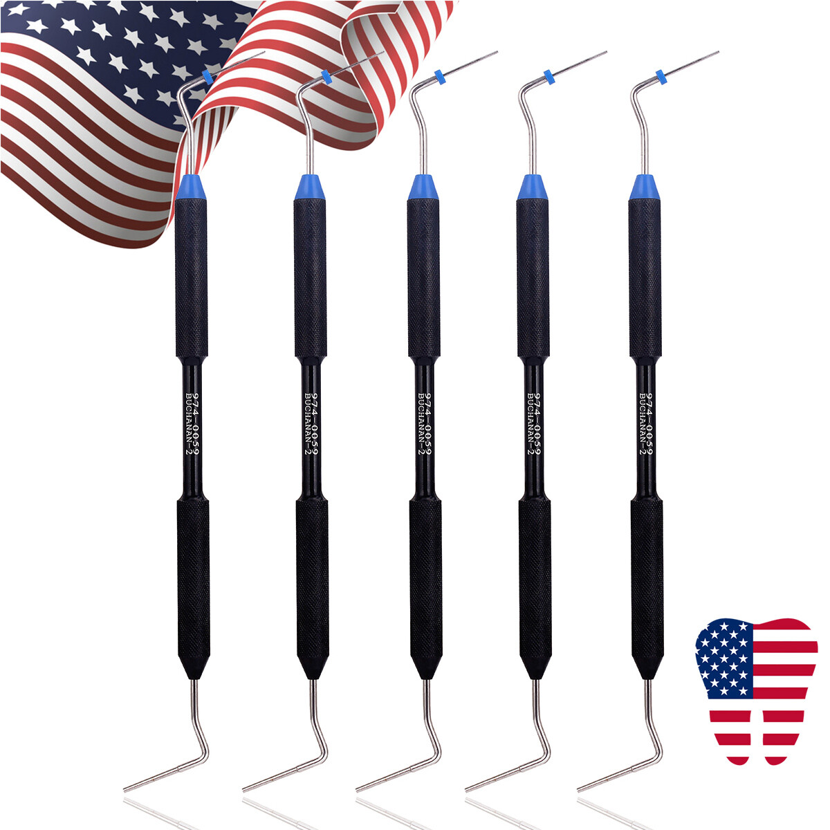 Dental Buchanan Hand Plugger Endo Sybronendo Tip Fill Obturation size 2 ...