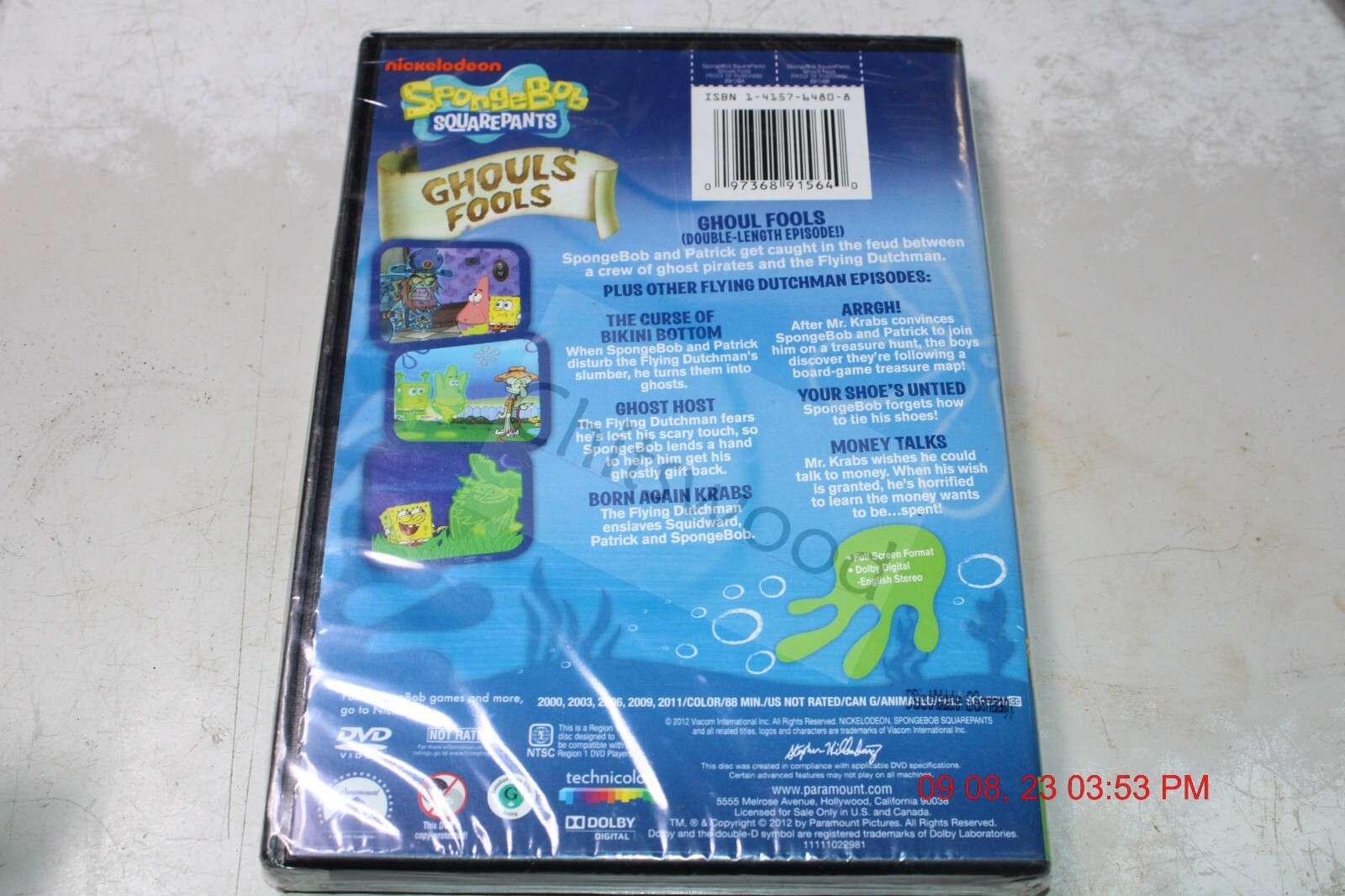 Spongebob SquarePants: Ghouls Fools (DVD) New & Sealed 97368915640 | eBay