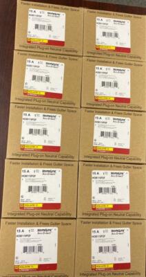 10PCS SQUARE D HOMELINE HOM115PDF HOM115PDFC PLUG ON NEUTRAL 15A AFCI ...