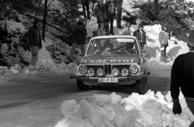 BMW 2002 1973 WRC Rally Car Motor Racing Old Photo | eBay