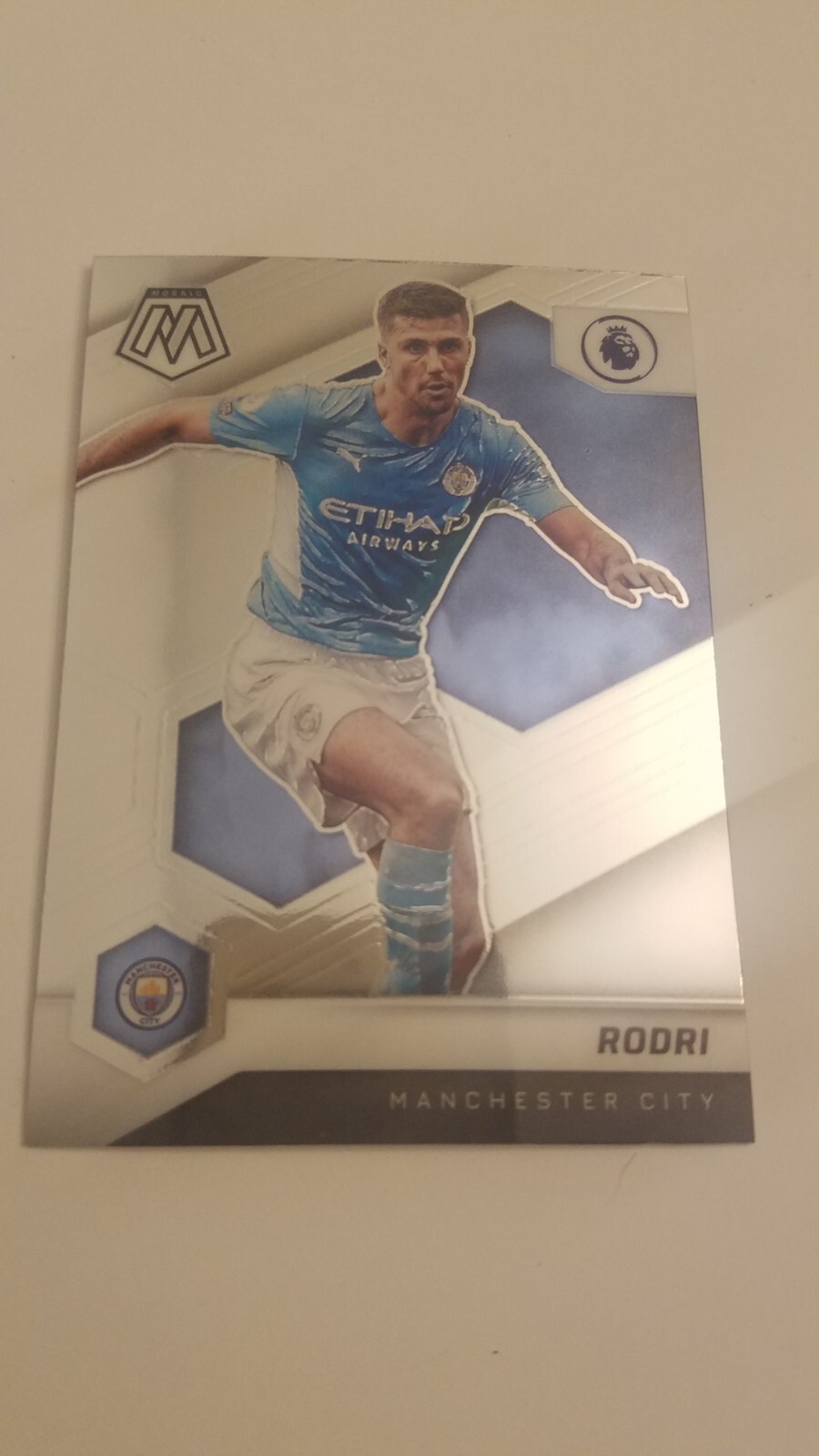 Rodrigo 2021-22 Panini Mosaic Premier League Soccer EPL Man City #19 ...