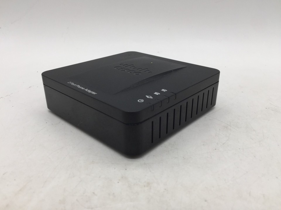 Cisco SPA112 Ethernet VoIP ATA 2-Port Phone Adapter SPA112 UNIT ONLY ...