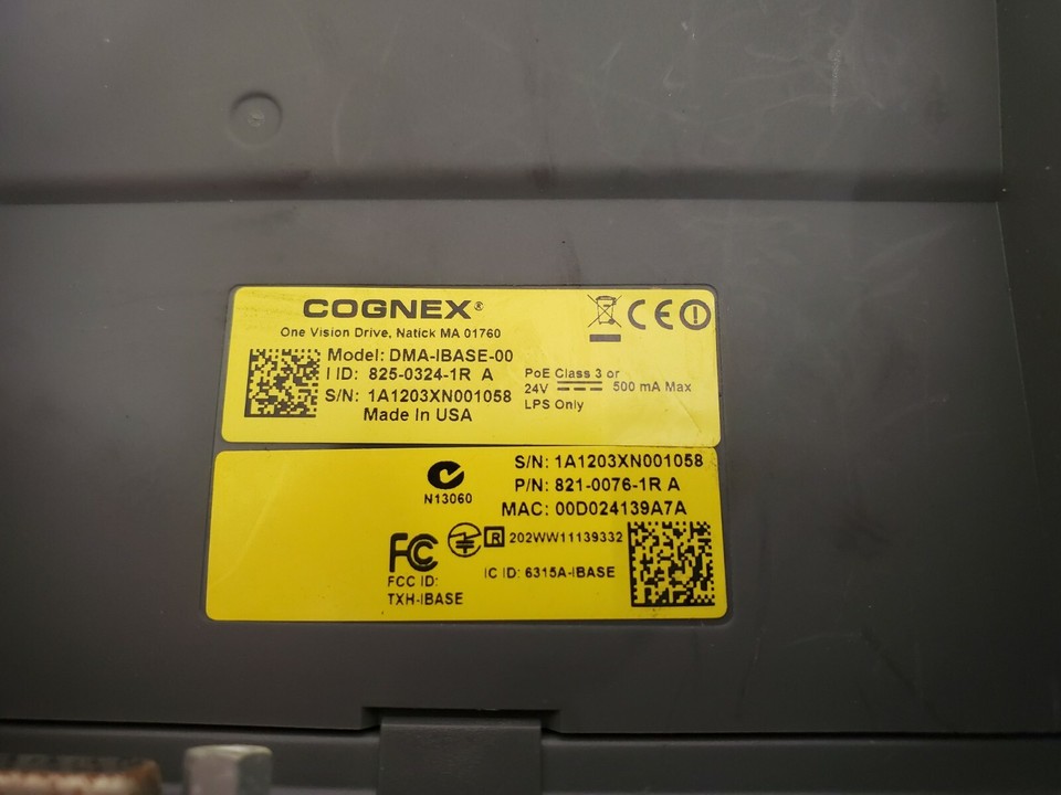 GUARANTEED! COGNEX HANDHELD SCANNER DM8500 W/ BASE DMA-IBASE-00 | eBay