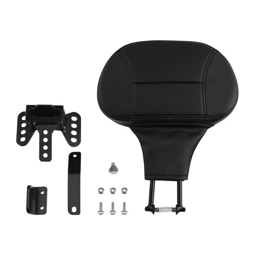 Driver Rider Backrest Kit Fit For Harley Touring CVO Road Street Glide ...