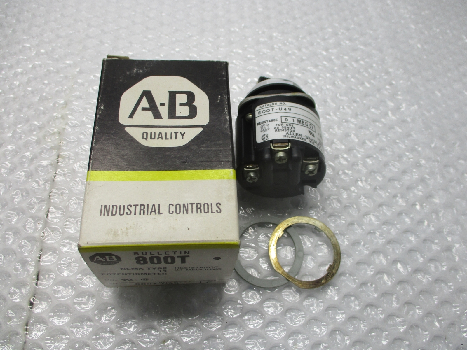 ALLEN BRADLEY 800T-U49 SER.P POTENTIOMETER NSMP | eBay