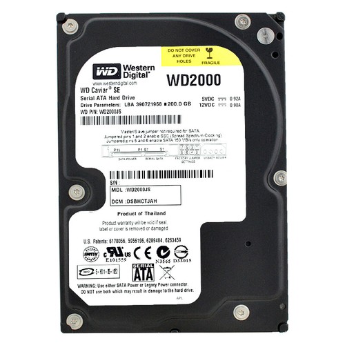 Western Digital 200GB WD2000JS 7200RPM 8MB SATA II 3,5 " Inch | eBay