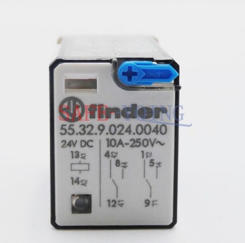 QTY:10 Finder Industrial Relay 24VDC 55.32.9.024.0040 10A 250V | eBay