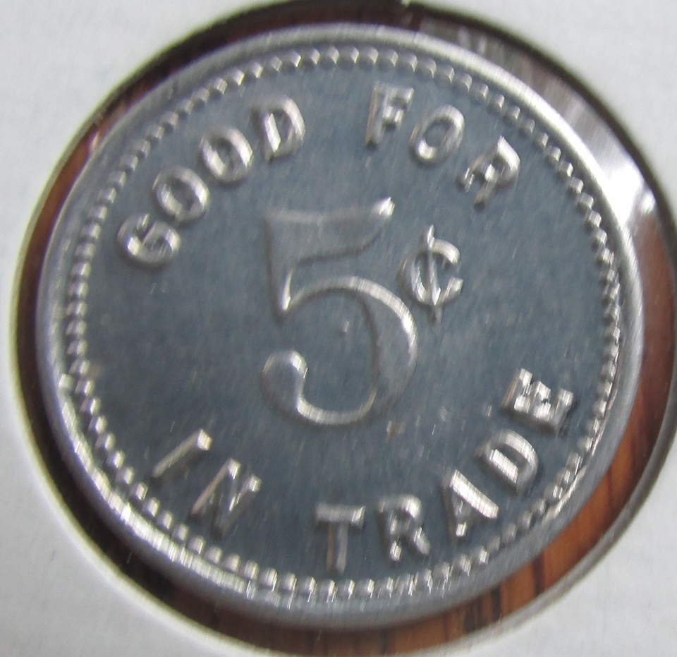 Mount Ayr IOWA token Good for 5c in trade Holland Billiards | eBay