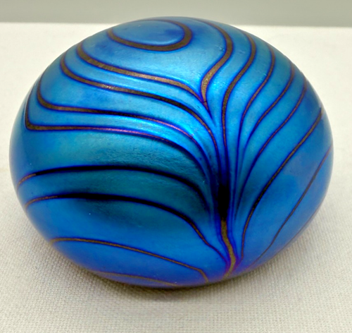 Colin Heaney Cape Byron Hot Glass Art Glass Paperweight Iridescent ...