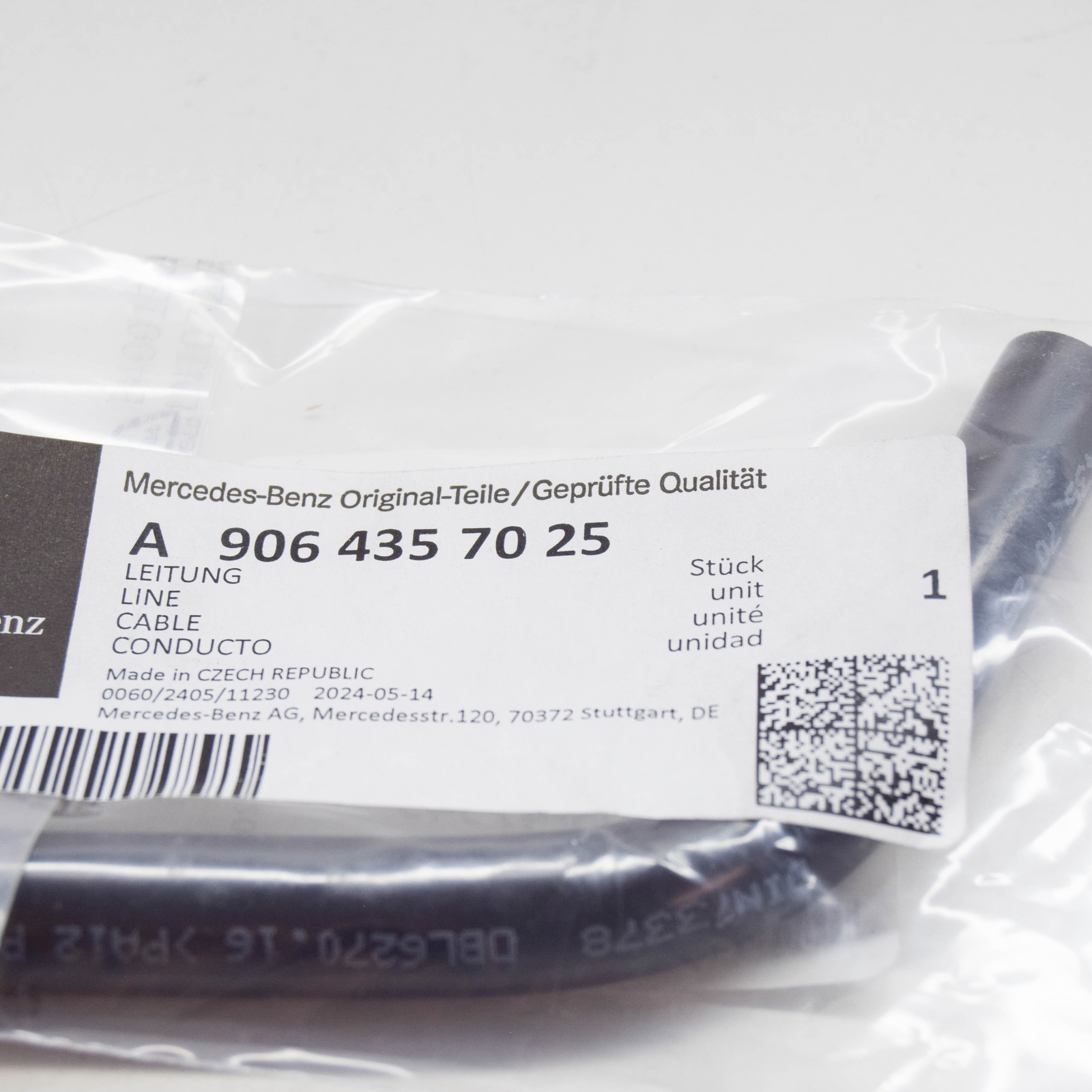 MB SPRINTER W906 T-Piece To Brake Booster Line LHD A9064357025 NEW ...