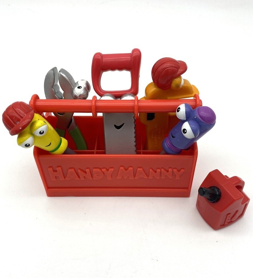 Handy Manny Let’s Go to Work Toolbox with Mini Tools Lot Of 7 | eBay