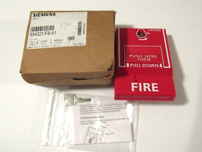 New Siemens XMS-D Double Action MPS Isolation Manual Station S54321-F8 ...