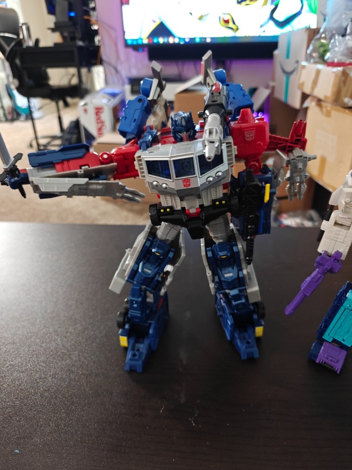 Transformers Super Ginrai and Godbomber (Powermaster Optimus Prime ...