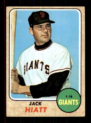 1968 Topps #419 Jack Hiatt EX/EX+ Giants 215105 | eBay