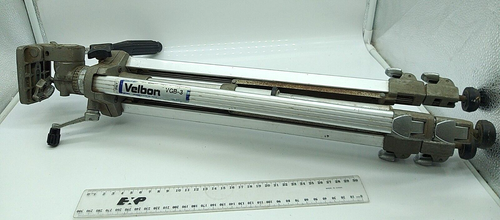 Velbon VGB-3 Tripod with Panhead PH-21 video pan head Made in Japan ...