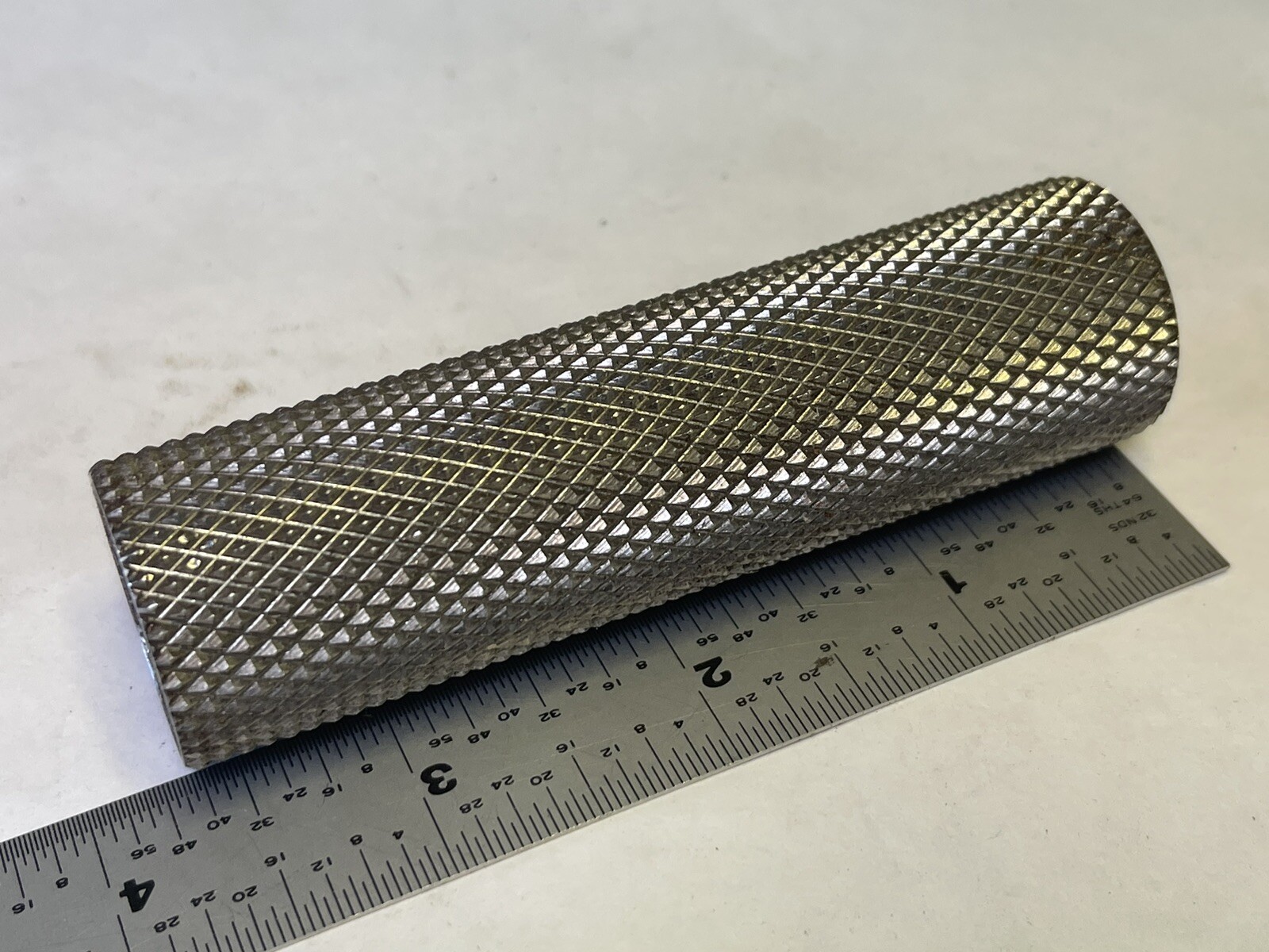 FEEDER ROLLER KNURLED 1” OD X 3-5/8” L Inside Center Drive Arbor 3/8 ...