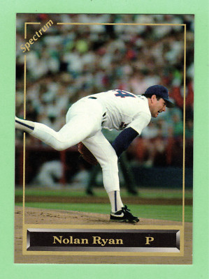 1993 NOLAN RYAN SPECTRUM "KING OF THE K" PROMOTIONAL CARD TEXAS RANGERS ...