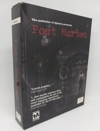 Post Mortem PC Game 2 Disc Set in Original Retail Box with Manual Windows XP | eBay