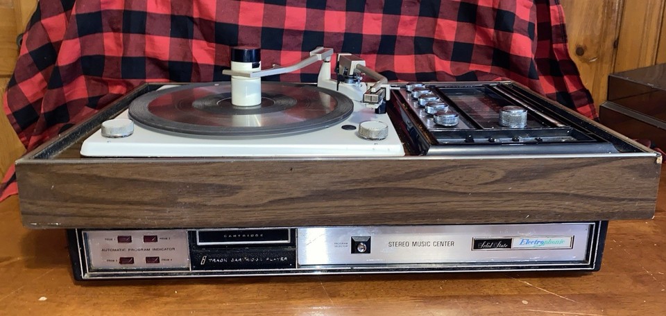 ELECTROPHONIC Solid State Modular Stereo System PKT-214E Turntable 8 ...