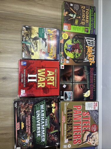 19 VINTAGE SEALED PC CD ROM GAMES LOT | eBay