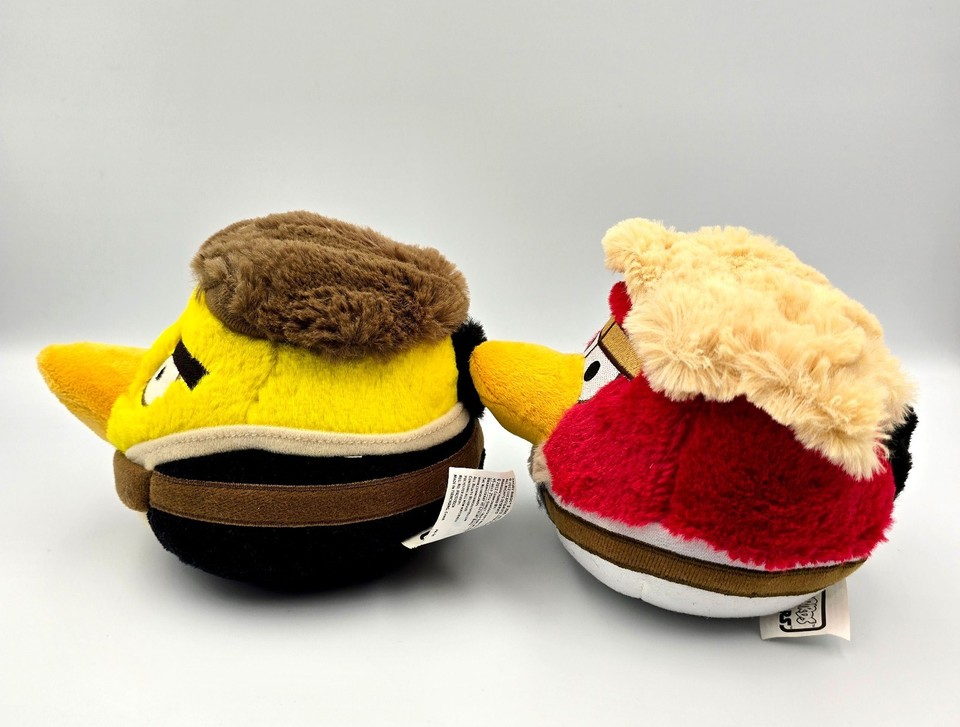 Angry Birds Star Wars 5” Plush Lot of 2 Luke Skywalker and Han Solo | eBay