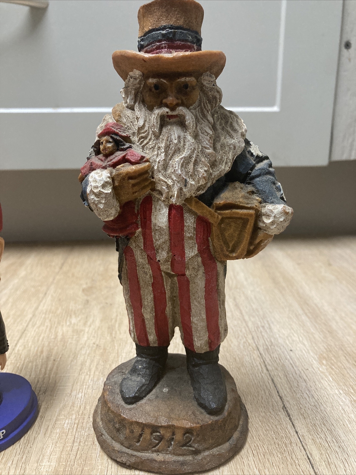 Vintage Wooden Uncle Sam Carving 1912 And Donald Trump Bobble Head | eBay